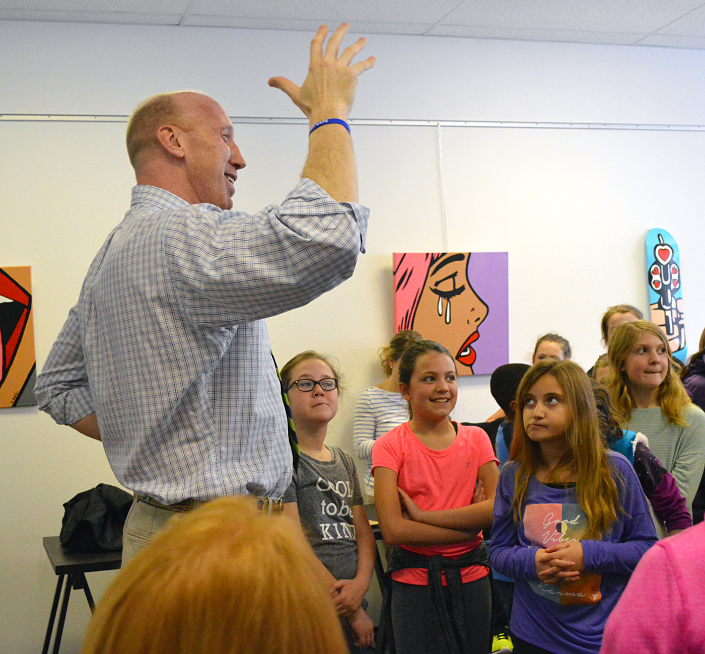 Commonwealth attorney shares artwork with RDES students | Jessamine Journal